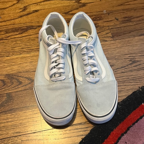 Vans | Shoes | Vans Sky Blue True White Old School Classic Size 5 ...